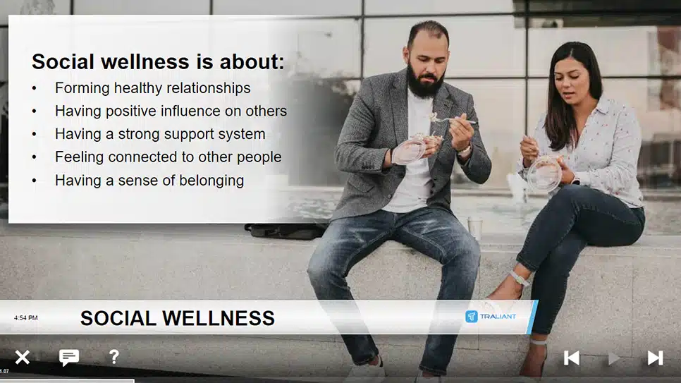 Employee Social Wellness Online Training Course