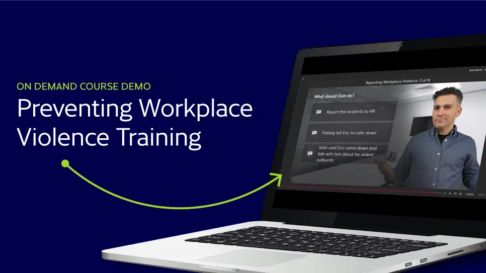 Preventing Workplace Violence Training Demonstration | Traliant