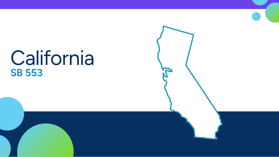 California SB 553 Workplace Violence Prevention Training | Traliant